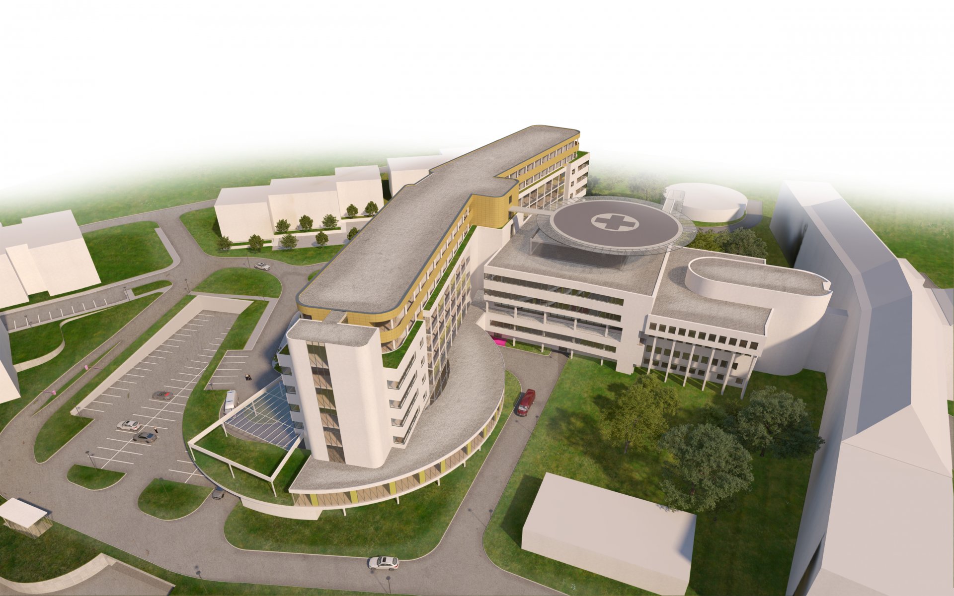 V hořovické nemocnici vyrůstá nový supermoderní pavilon | Nemocnice ...